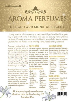 Aroma Perfumes Essential Oil Recipe Sheets For EO Fragrances – Got Oil ...