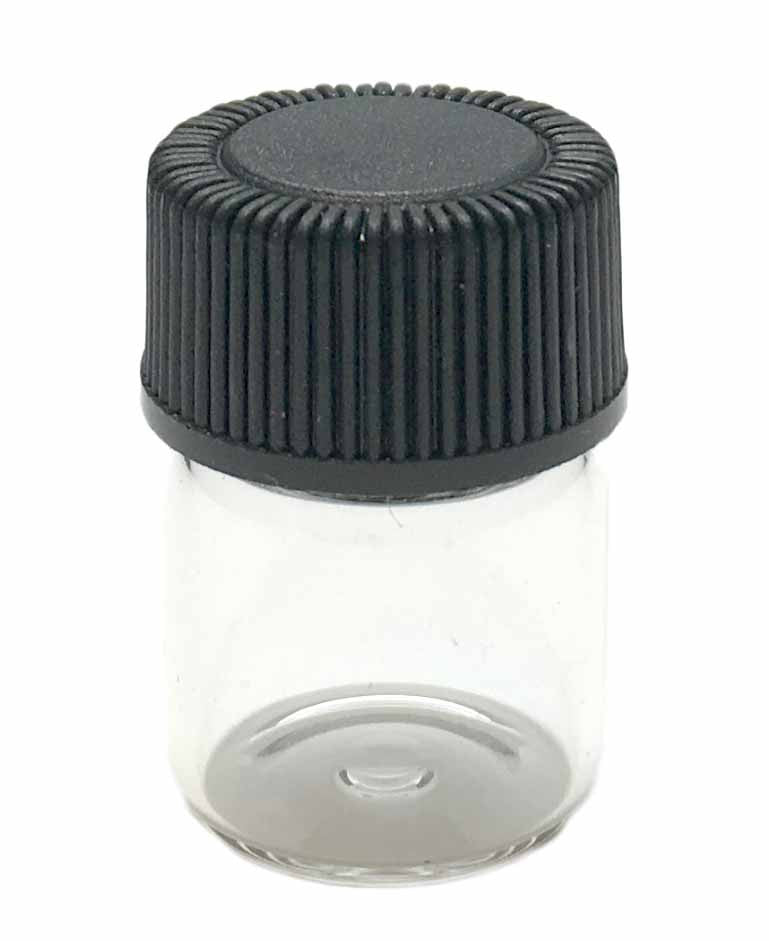 1 ml Clear Sample Bottles with Orifice Reducers and Caps (12-Pack ...