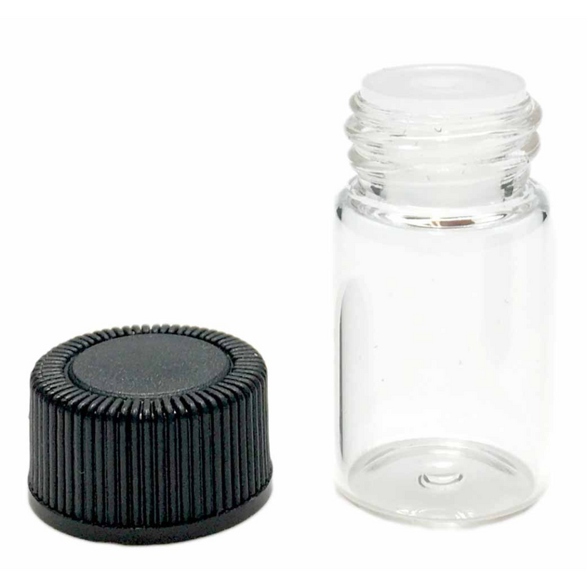2 ml Clear Sample Bottles with Orifice Reducers and Caps (12-Pack ...